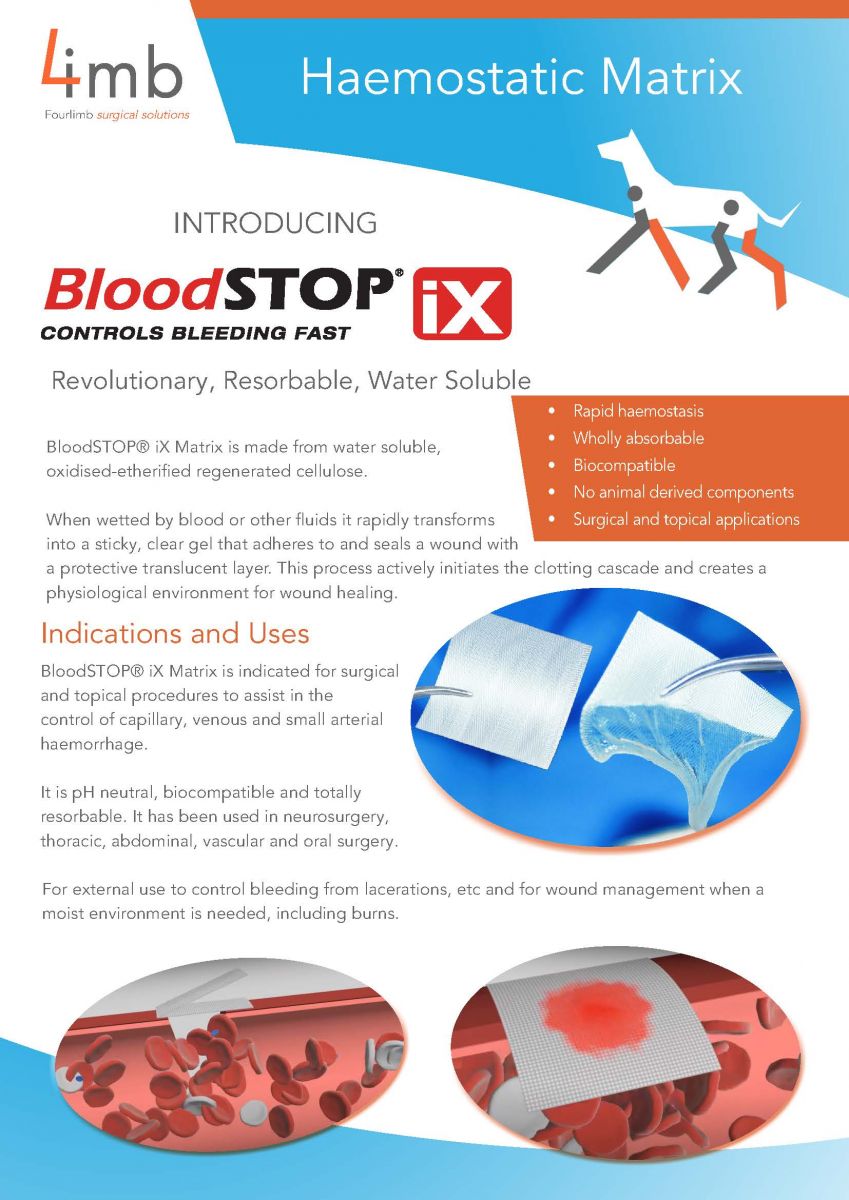BloodStop iX Haemostat Matrix Packs